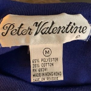 Peter Valentine | Tops | Vintage Peter Valentine Top Sz M | Poshmark